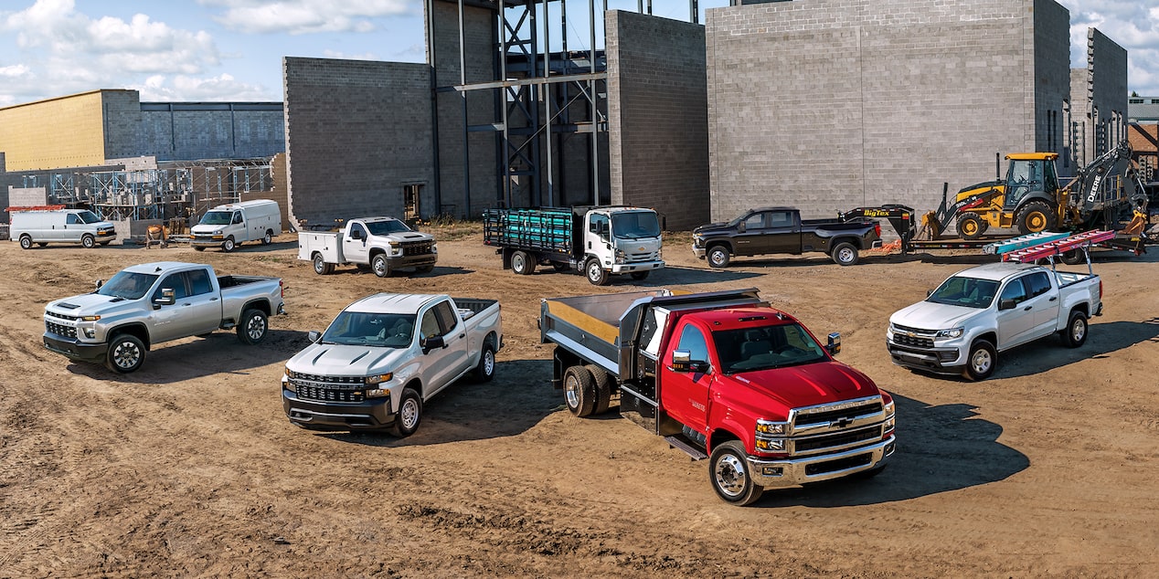 Chevy Fleet Trucks, Cars, SUVs, Vans and Commercial Vehicles